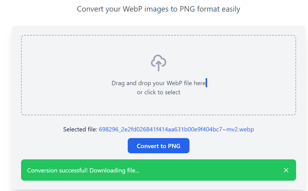 Convert your WebP files to PNG images for Free - Zight