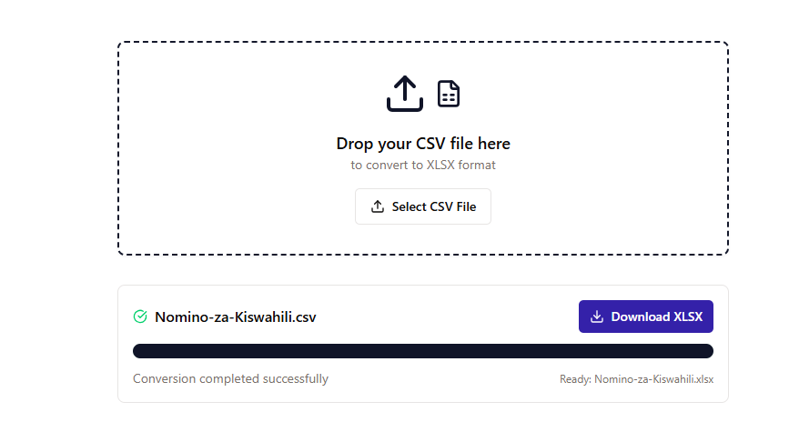 Free CSV to XLSX Converter | CSV to XLSX Online - Zight