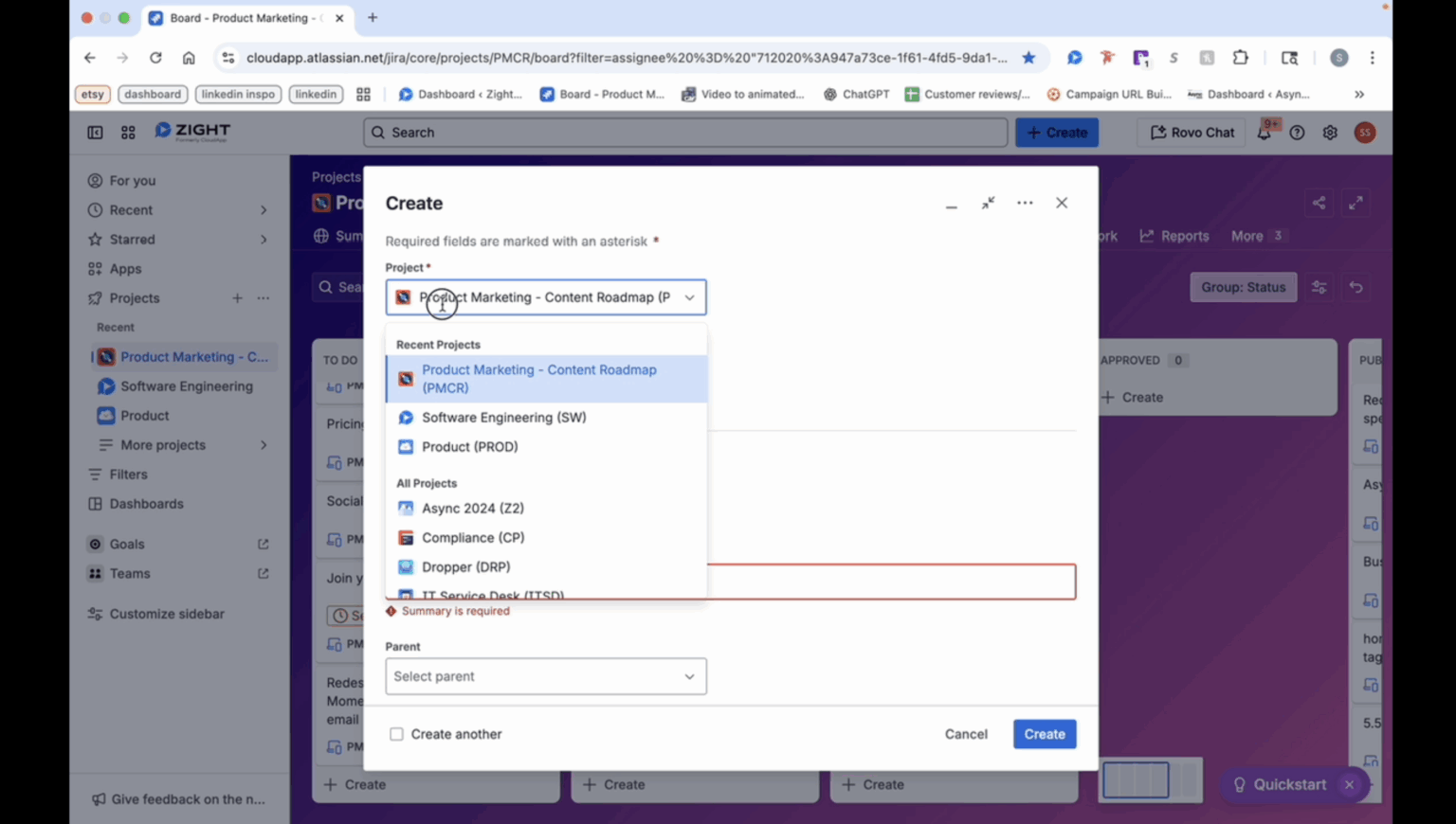 How to Create a JIRA Ticket - Zight