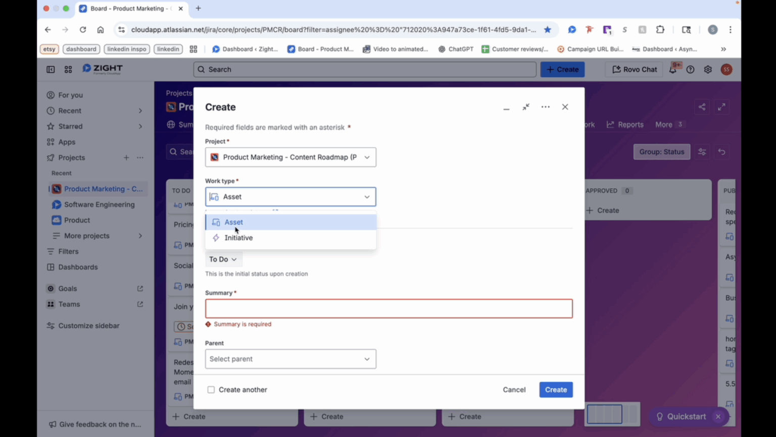 How to Create a JIRA Ticket - Zight