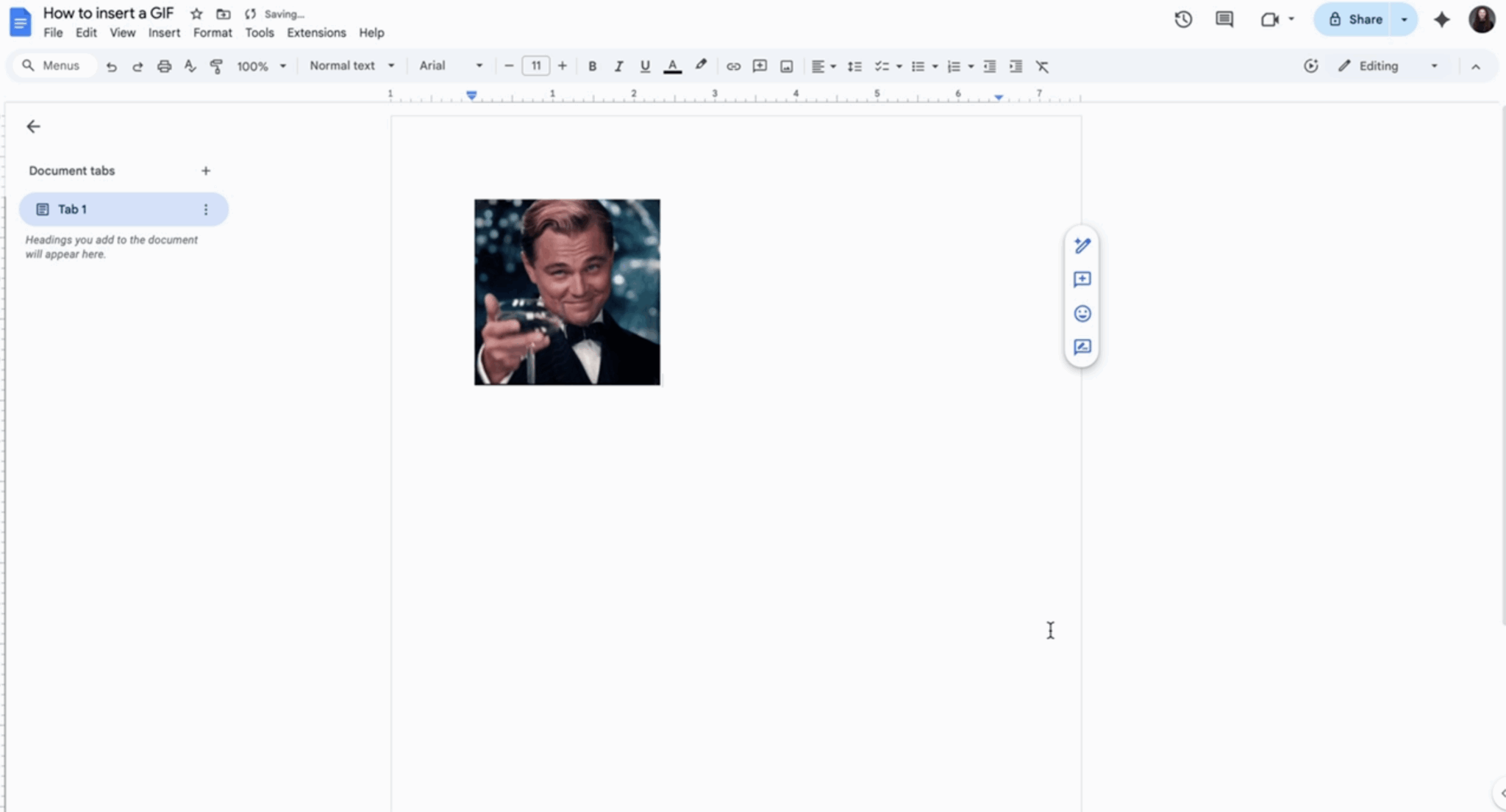 How To Insert A Gif Into A Google Doc Zight