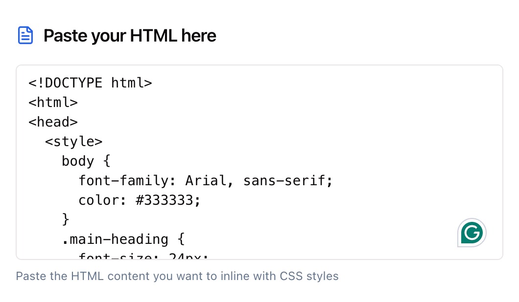 CSS Inliner for Email - Zight