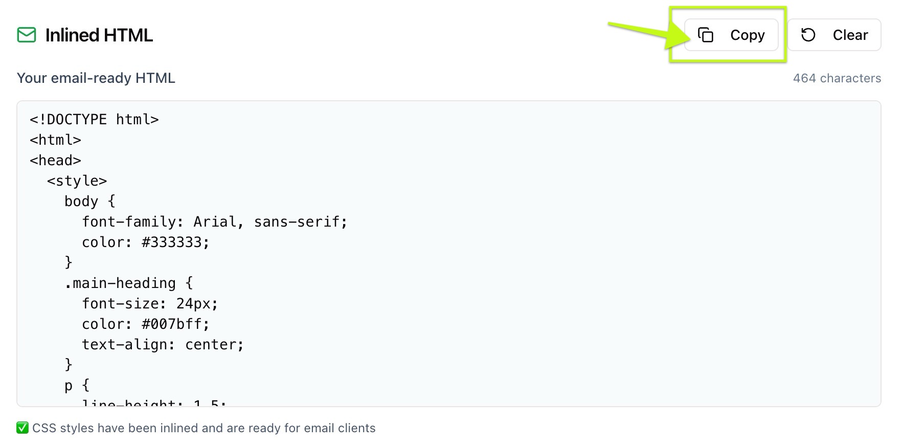 CSS Inliner for Email - Zight