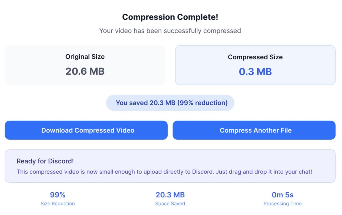 Discord Video Compressor - Zight
