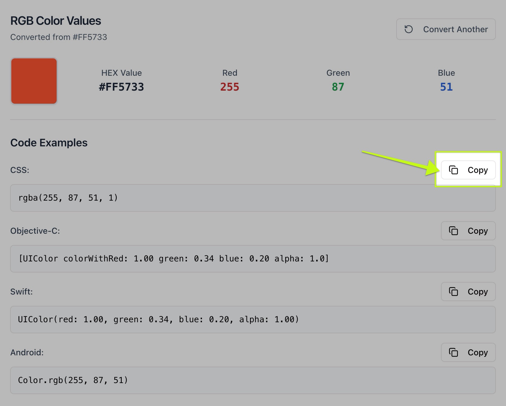 HEX to RGB Converter - Zight